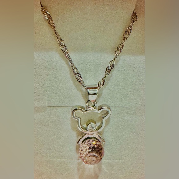Jewelry | New Sterling Silver Bear Necklace | Poshmark